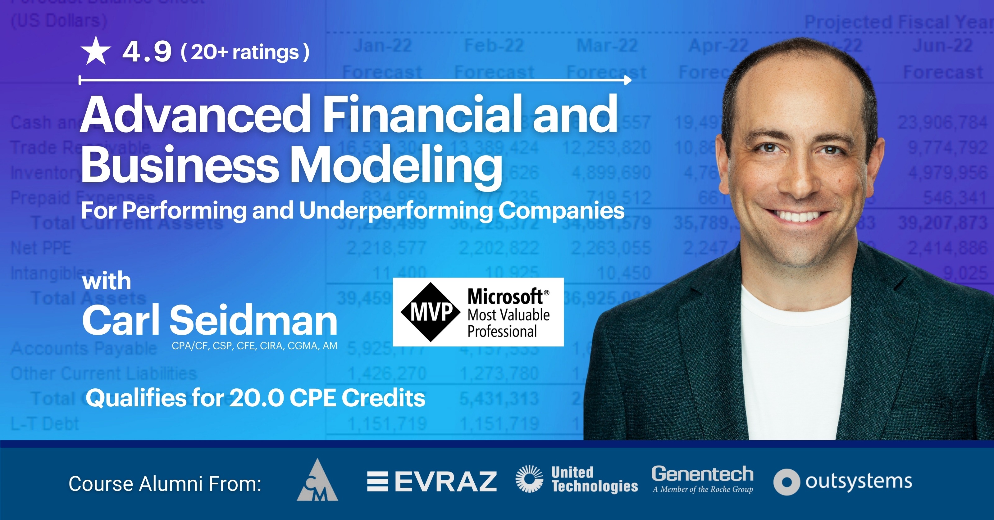 Advanced Financial and Business Modeling by Carl Seidman CPA | Microsoft MVP on Maven